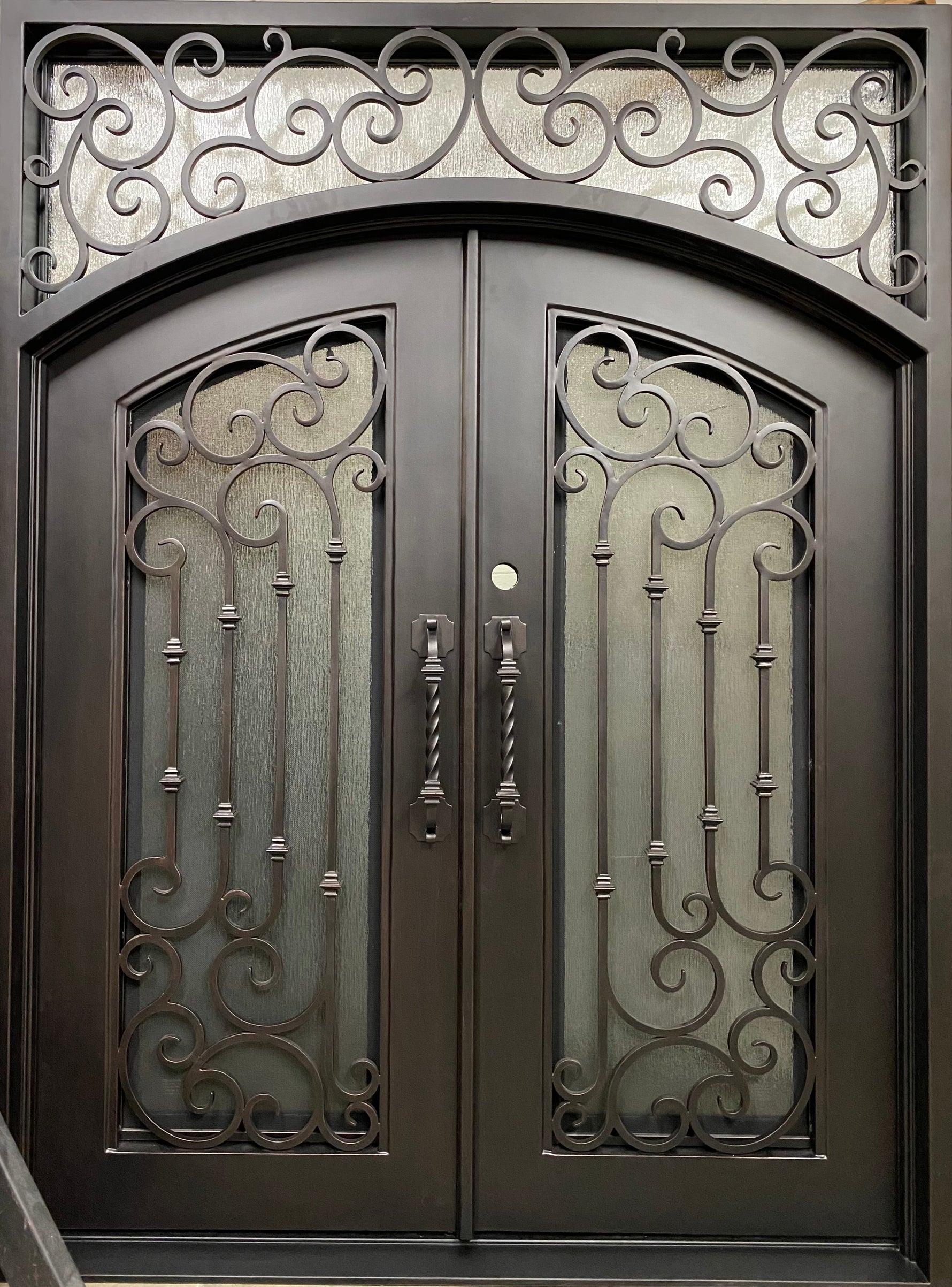 Daphne | Flat Top Iron Doors | Wrought Iron Doors California